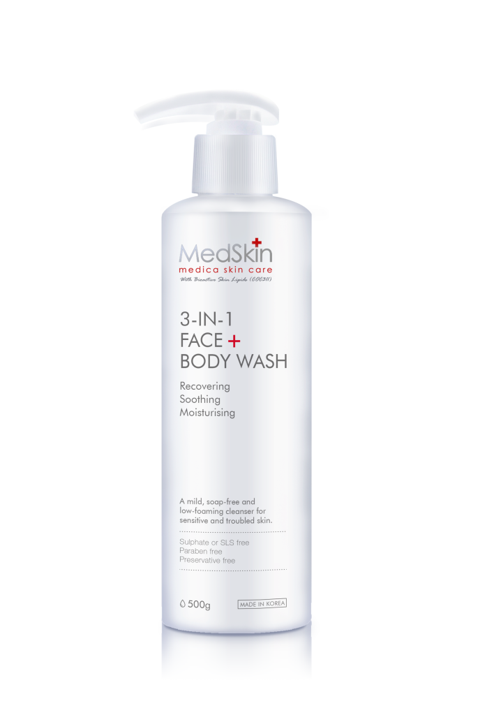 Medskin 3-in-1 Face + Body Wash - Eldon Healthcare