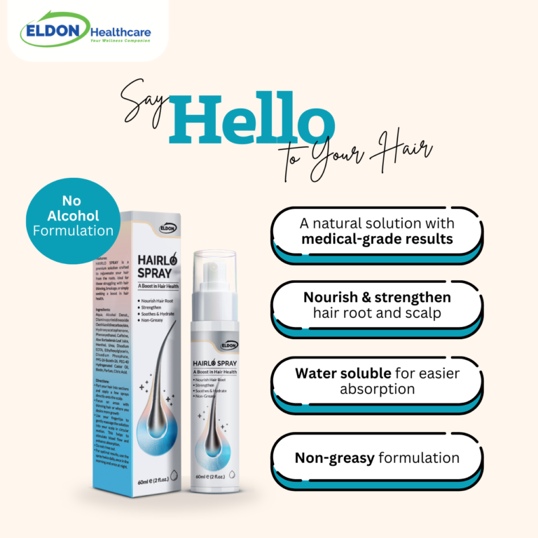 Eldon Hairlo Spray - Eldon Healthcare